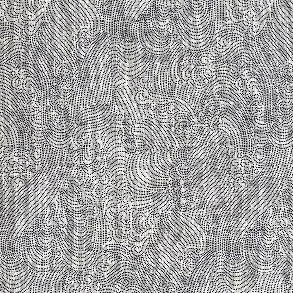White Waves - Cotton Print Fabric - $32 Per Metre - Indigo Niche