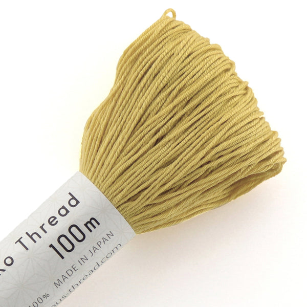 Olympus Sashiko Thread 100m ST106 Antique Gold - Indigo Niche