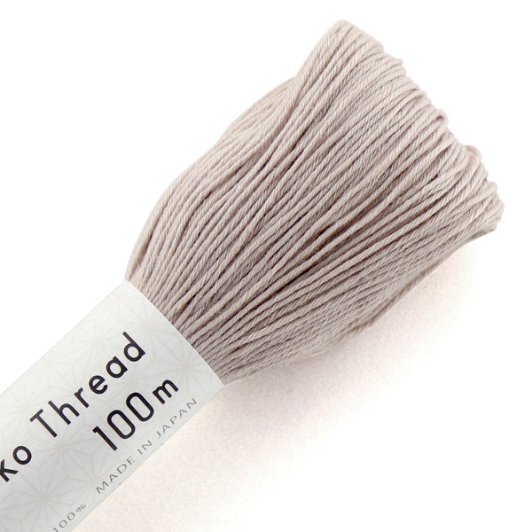 Olympus Sashiko Thread 100m ST116 Mushroom - Indigo Niche
