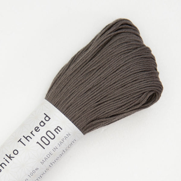 Olympus Sashiko Thread 100m ST130 Dk Grey Brown - Indigo Niche