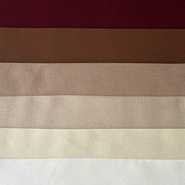 Kona Solids 1.5M Fabric Pack - Neutral - Indigo Niche